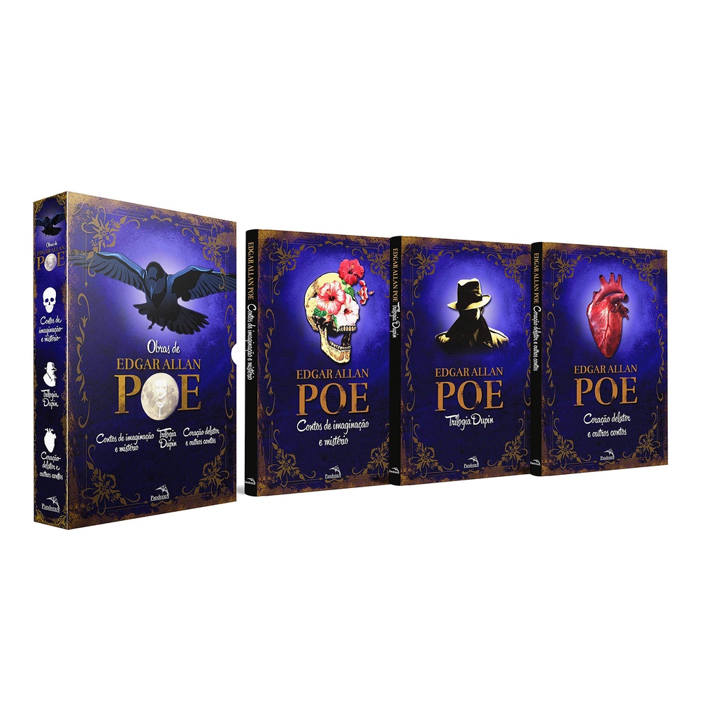 Livro - Box Obras de Edgar Allan Poe: Volume 2 - 3 livros | Shopee Brasil