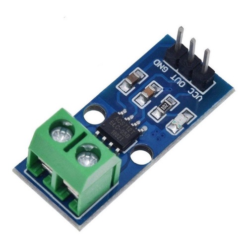 Modulo Sensor de Corrente ACS712 30A AC / DC com Efeito Hall Para ...