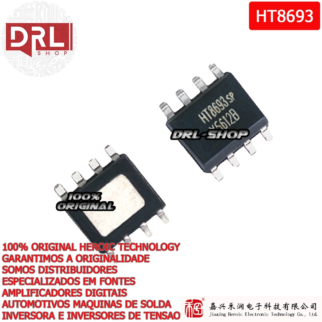 Kit 50 Ci Ht8693 Circuito Integrado HT8693Sp 100% Original | Shopee Brasil