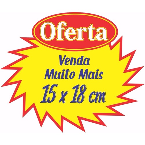 Cartaz Splash 100 Und Oferta Promoção Gondola Supermercado | Shopee Brasil