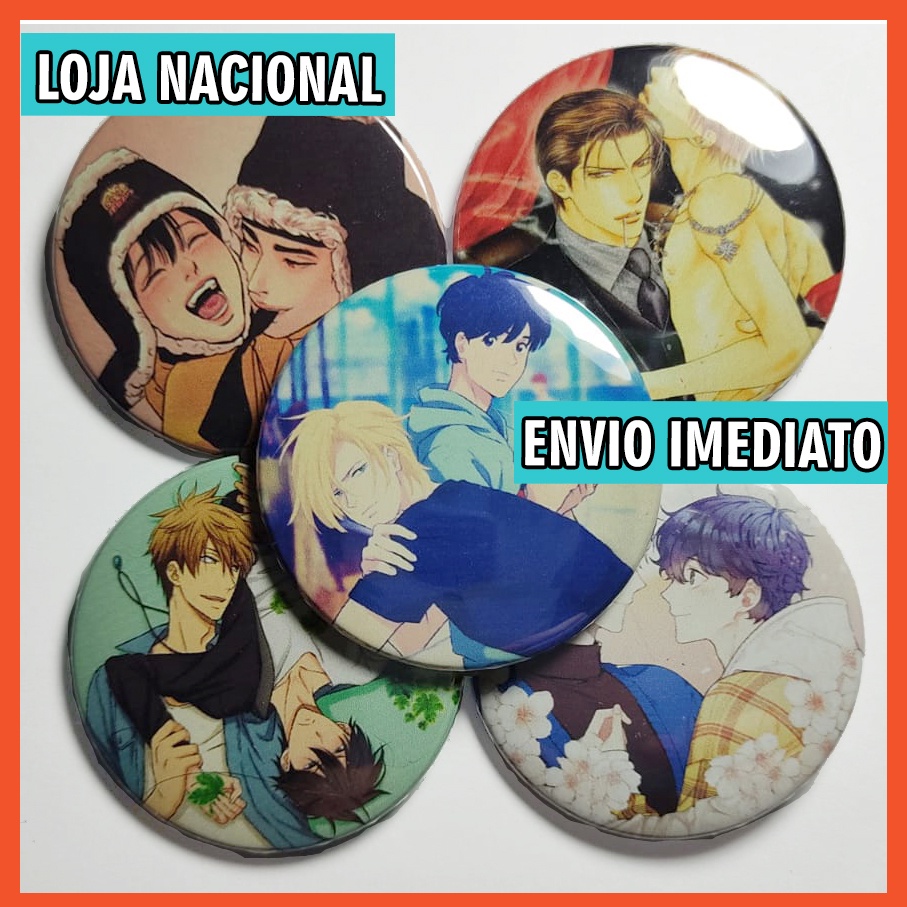 Broche Pin para Mochila - BL Yaoi Boys Love | Shopee Brasil