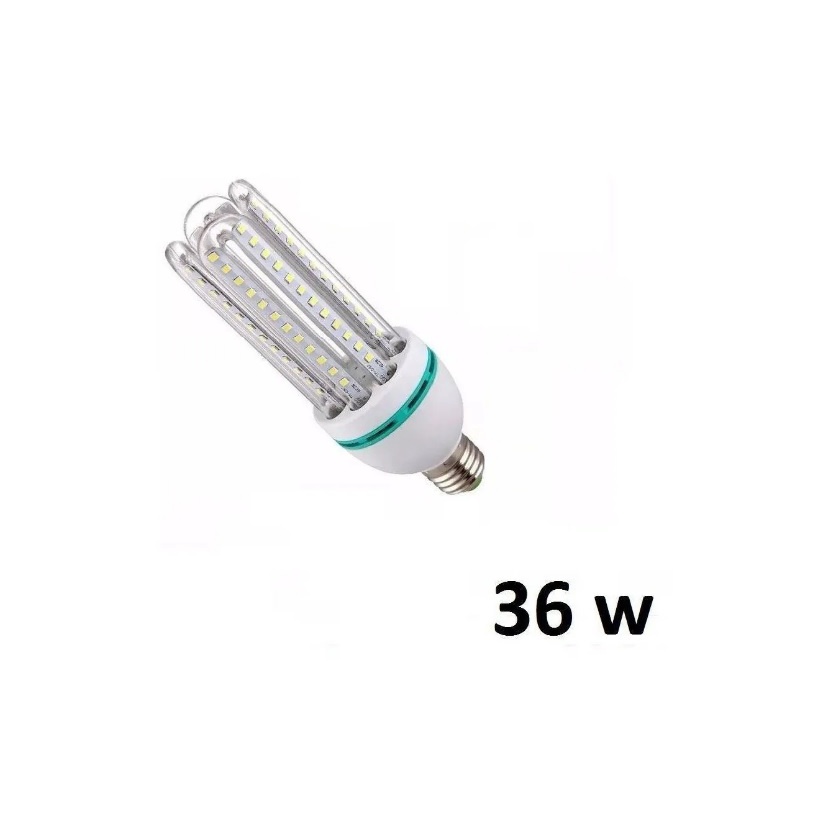 Kit C/ 5 Lâmpada Milho Led 36w 4u E27 - 6000k Branca Fria | Shopee Brasil