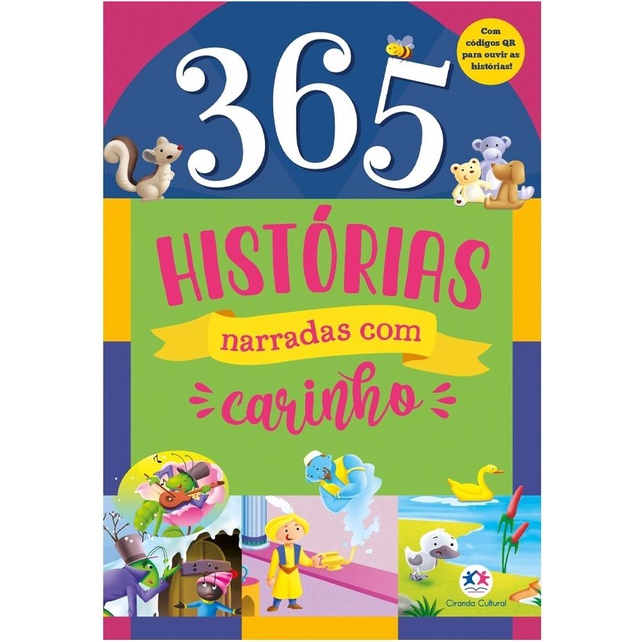 Livro 365 Historias Narradas Com Carinho | Shopee Brasil