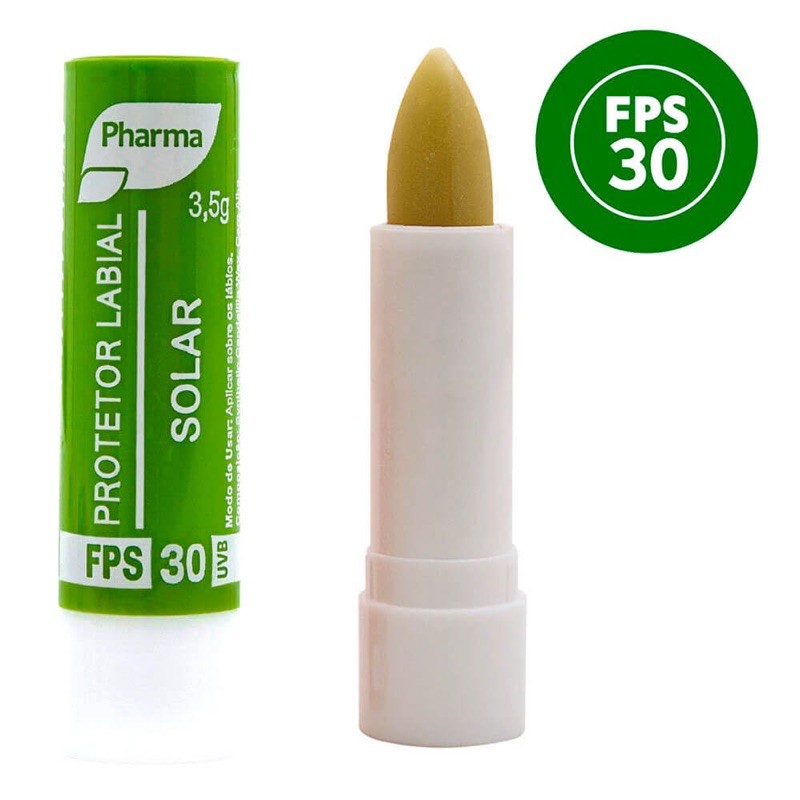 PROTETOR LABIAL FPS 30 PHARMA- Com Filtro Solar | Shopee Brasil