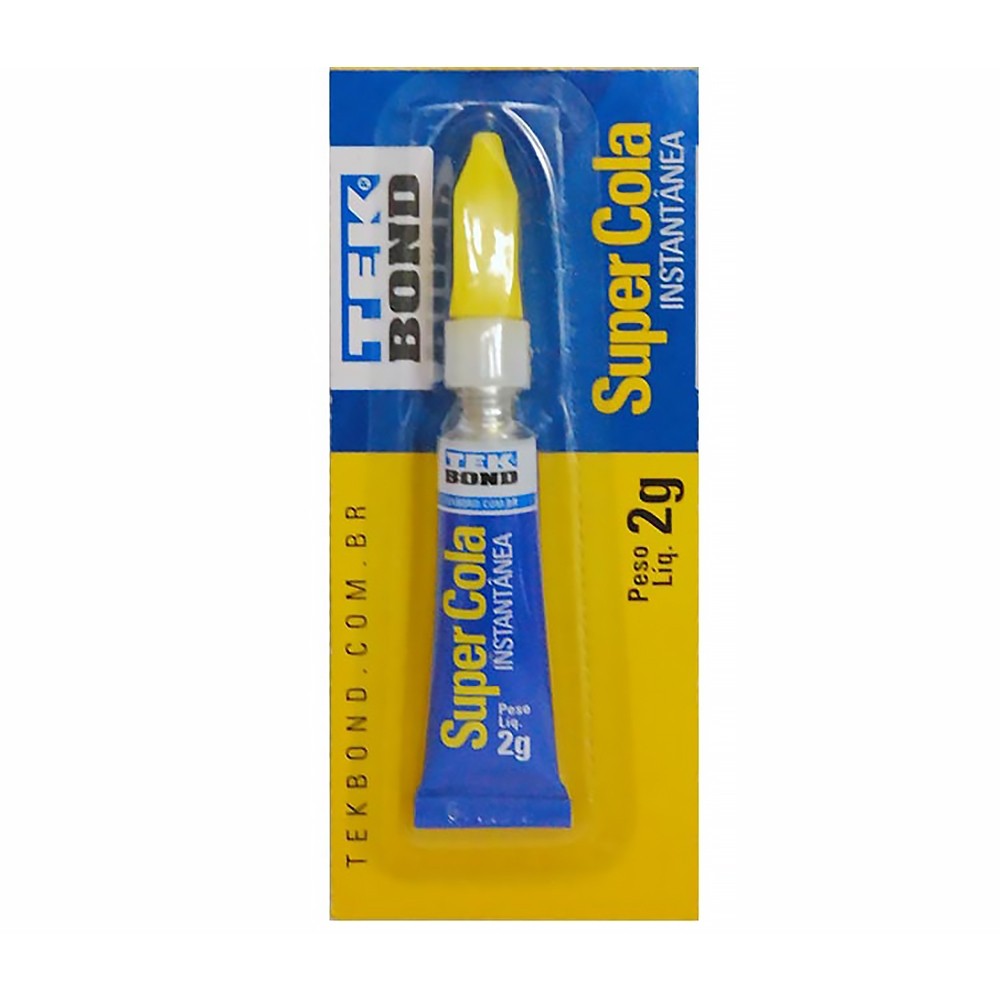 COLA INSTANTÂNEA SUPER COLA TEK BOND 2G | Shopee Brasil
