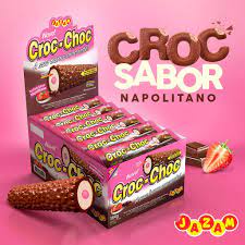 CROC-CHOC caixa com 24 unidades ESCOLHA SEU SABORE PREFERIDO ...