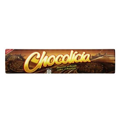 Kit 10 un Biscoito Chocolícia Recheado Chocolate 143g | Shopee Brasil