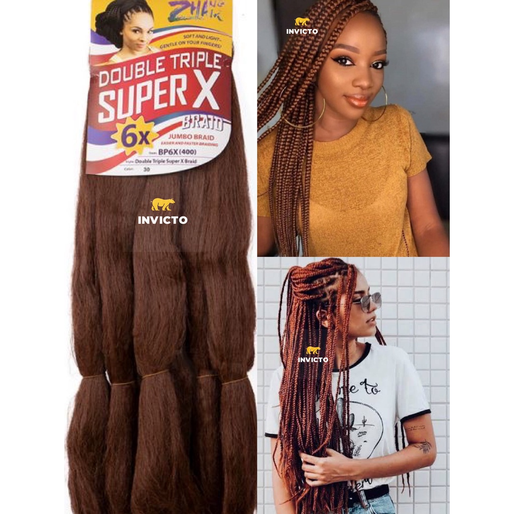 Jumbo SUPER X Jumbão Cabelo 400g - Cor #30 ACAJU CLARO | Shopee Brasil