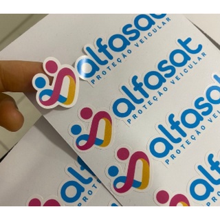 Adesivo vinil recortado na logo para carros oficina veículos personalizado 10x4cm 100und ...