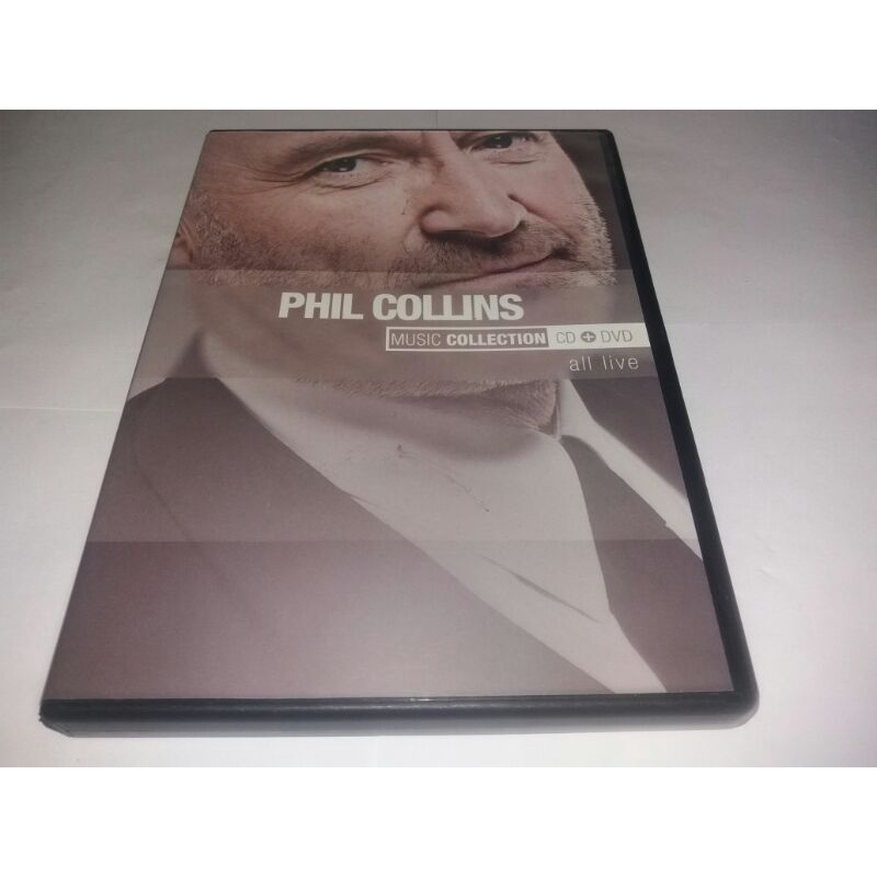 Dvd + Cd : Phil Collins - All Live - Encarte | Shopee Brasil