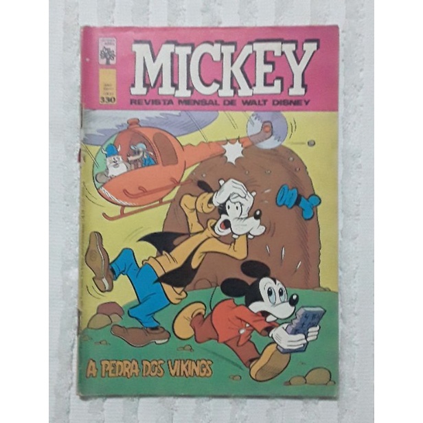 Quadrinhos Antigos Do Mickey Mouse Par De Gibis Antigos Walt Disney