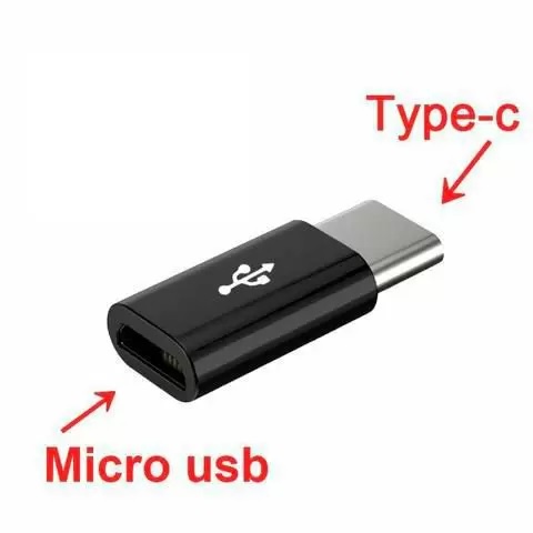 Conversor Adaptador Entrada Micro USB para Saída Tipo-C | Shopee Brasil