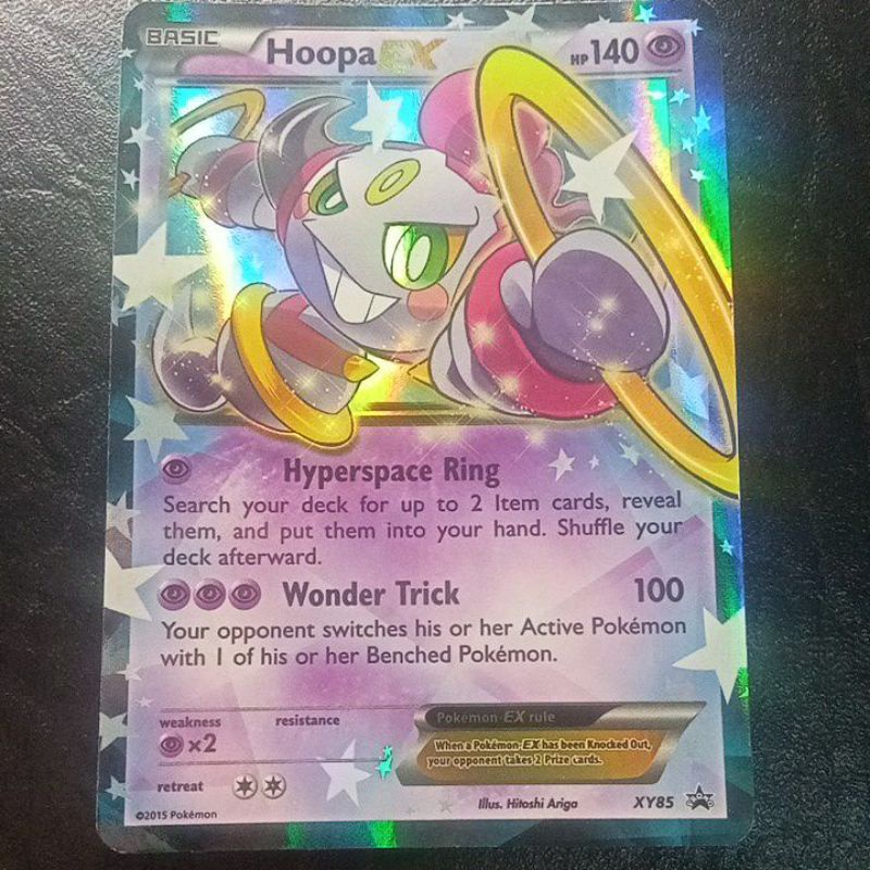 Carta Pokemon - Hoopa EX (XY85) - Inglês | Shopee Brasil