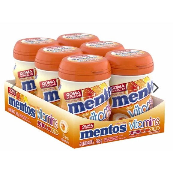 Mentos Vitamins 6 garrafas | Shopee Brasil