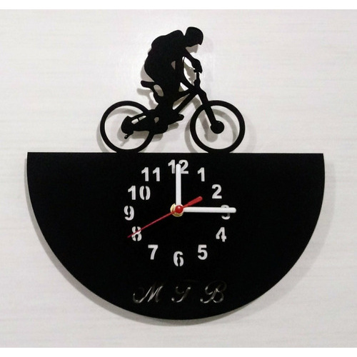 Relógio De Parede Bicicleta Em Mdf 3mm | Shopee Brasil