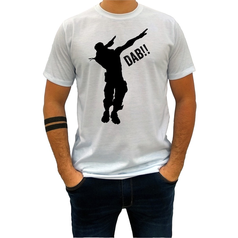 Camiseta Dançinha Fort Dab!! | Shopee Brasil