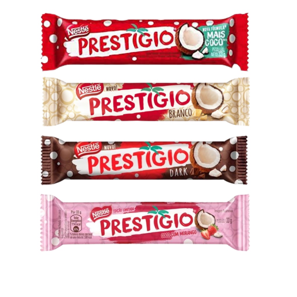 Chocolate PrestígioVrios sabores Pacote 33 G | Shopee Brasil
