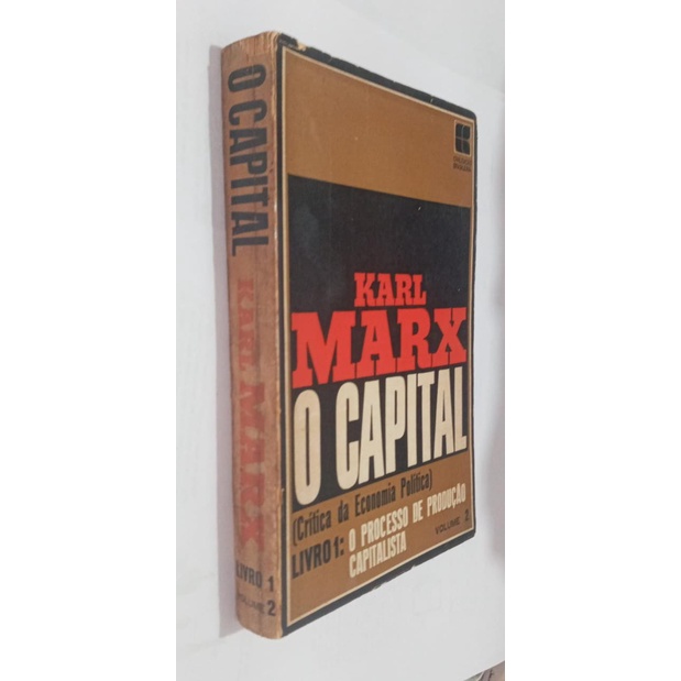 Karl Marx O capital Livro volume 2 Critica Economia Politica Livro 1 ...