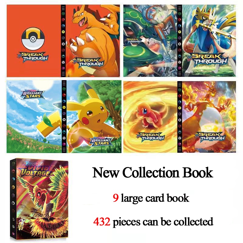 Pokemon 432 Anime Desenho Animado Coleção De Álbum De Cartas De ...