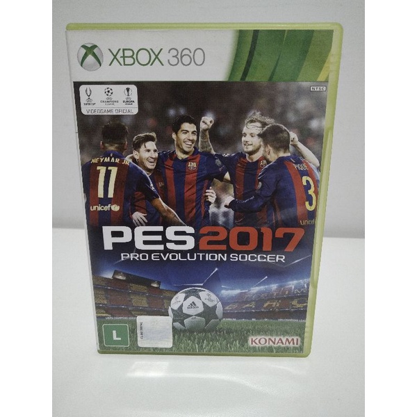 PES 2017 Xbox 360 original mídia física | Shopee Brasil