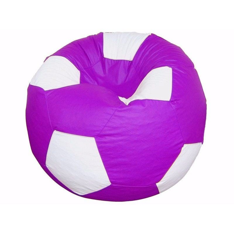 Puff Pufe Puf Bola Futebol 80cm Roxo Vazio Sem Enchimento | Shopee Brasil