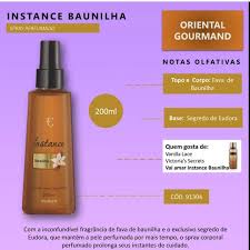 Body Splash Eudora Instance Baunilha 200ml | Shopee Brasil