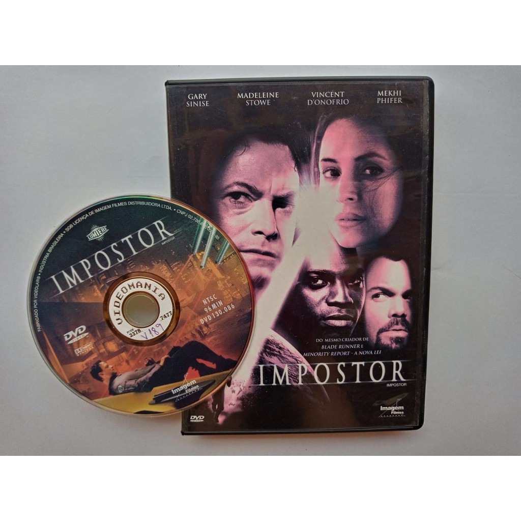 DVD Impostor Original Seminovo Ficção Científica Madeleine Stowe Gary ...