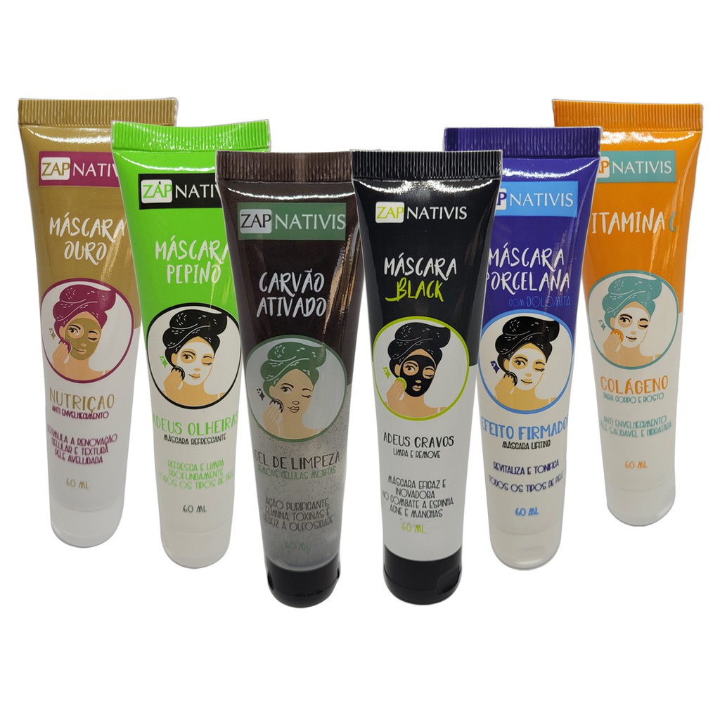 MÁSCARA FACIAL ZAP NATIVIS 60G - PROMOCIONAL!!! | Shopee Brasil