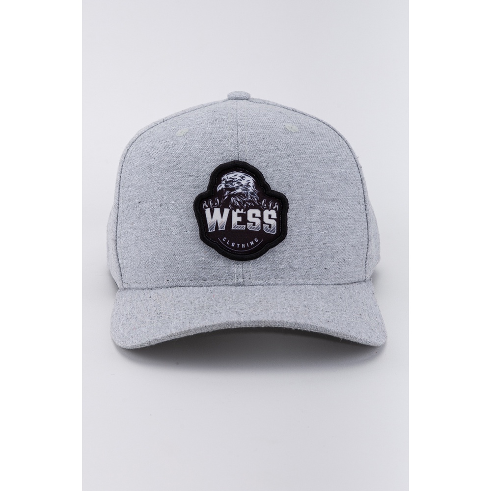 Bone Snap Back Cinza Mescla | Shopee Brasil