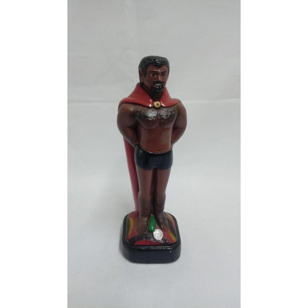 Exu Veludo Imagem Escultura Gesso Umbanda 22 Cm - ZP7 | Shopee Brasil