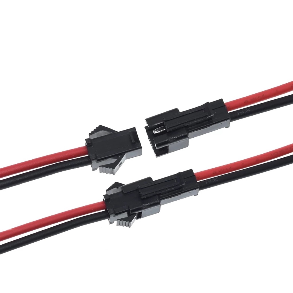 Conector Plug Jst 2 Pares Macho e Fêmea com Cabos 15cm | Shopee Brasil