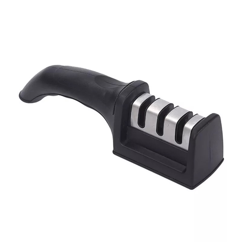 Afiador Amolador De Facas 3 Opcoes De Afiar Profissional - Faz a Boa!