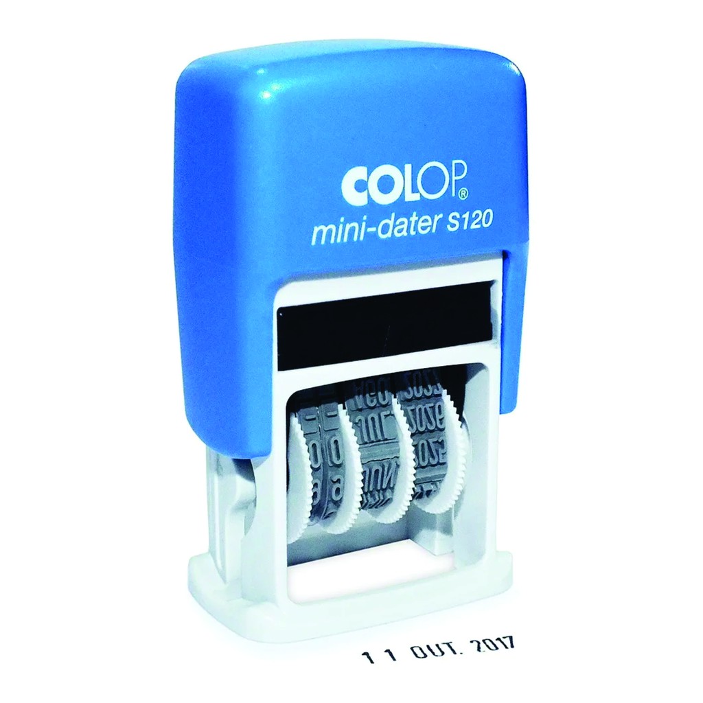 Carimbo Datador Automatico Colop S-120 - Com Data Até 2028 | Shopee Brasil