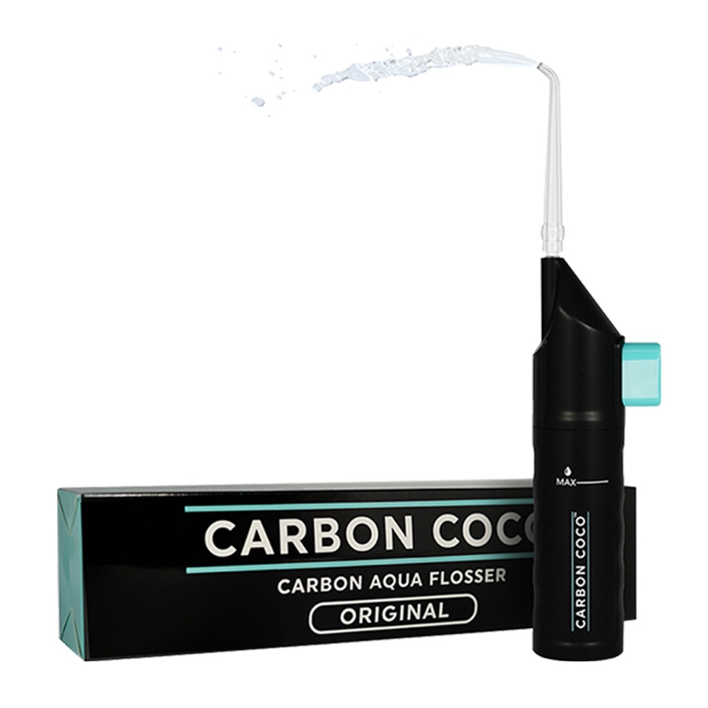 Carbono coco - Fio dental água Carbon Aqua Flosser | Shopee Brasil