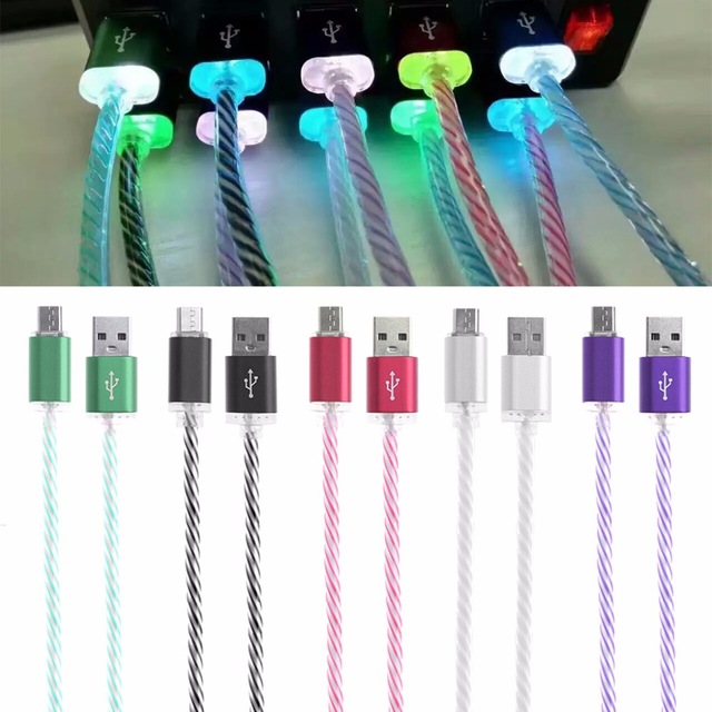 Cabo USB micro LED | Shopee Brasil