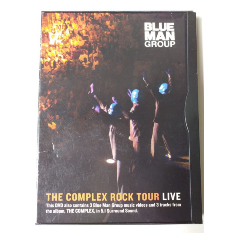 DVD BLUE MAN GROUP THE COMPLEX ROCK TOUR LIVE .. | Shopee Brasil