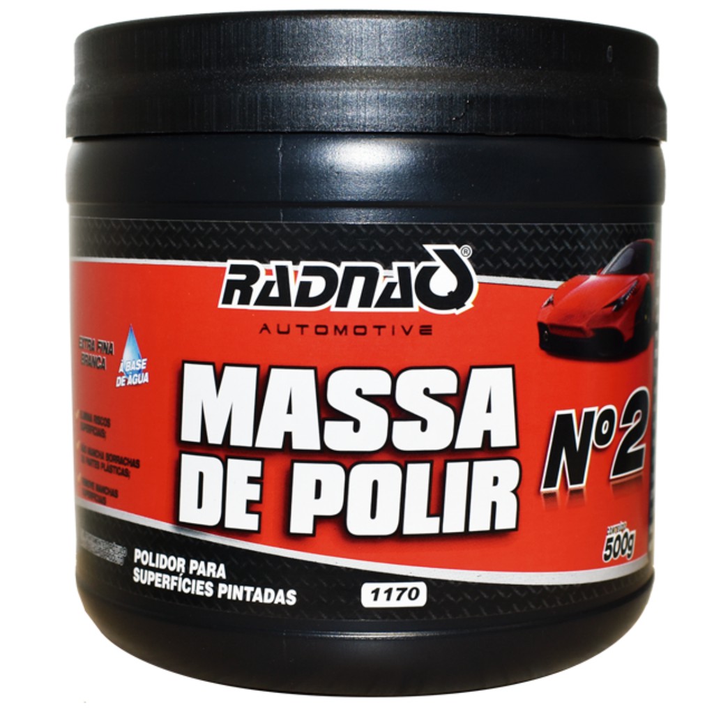 Massa Para Polir N2 RADNAQ 500g Tira Riscos Da Brilho Tira Manchas | Shopee Brasil