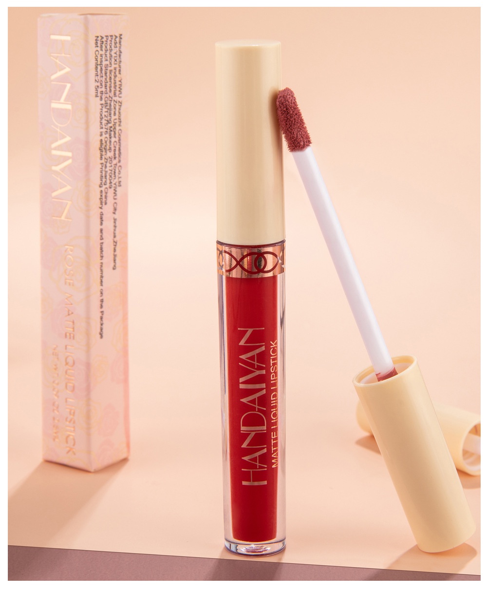 HANDAIYAN 12 Batom Líquido Fosco Colorido , Gloss Labial De Veludo À ...