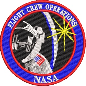Nasa Flight Crew Operations Patches Bordado Termocolante | Shopee Brasil