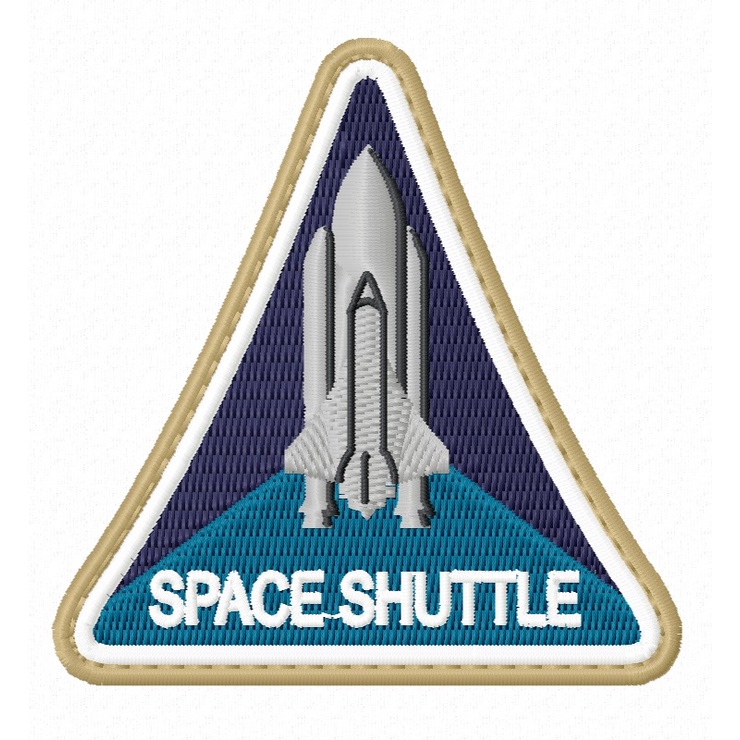 Patch Bordado NASA - SPACE SHUTTLE_68X70 | Shopee Brasil