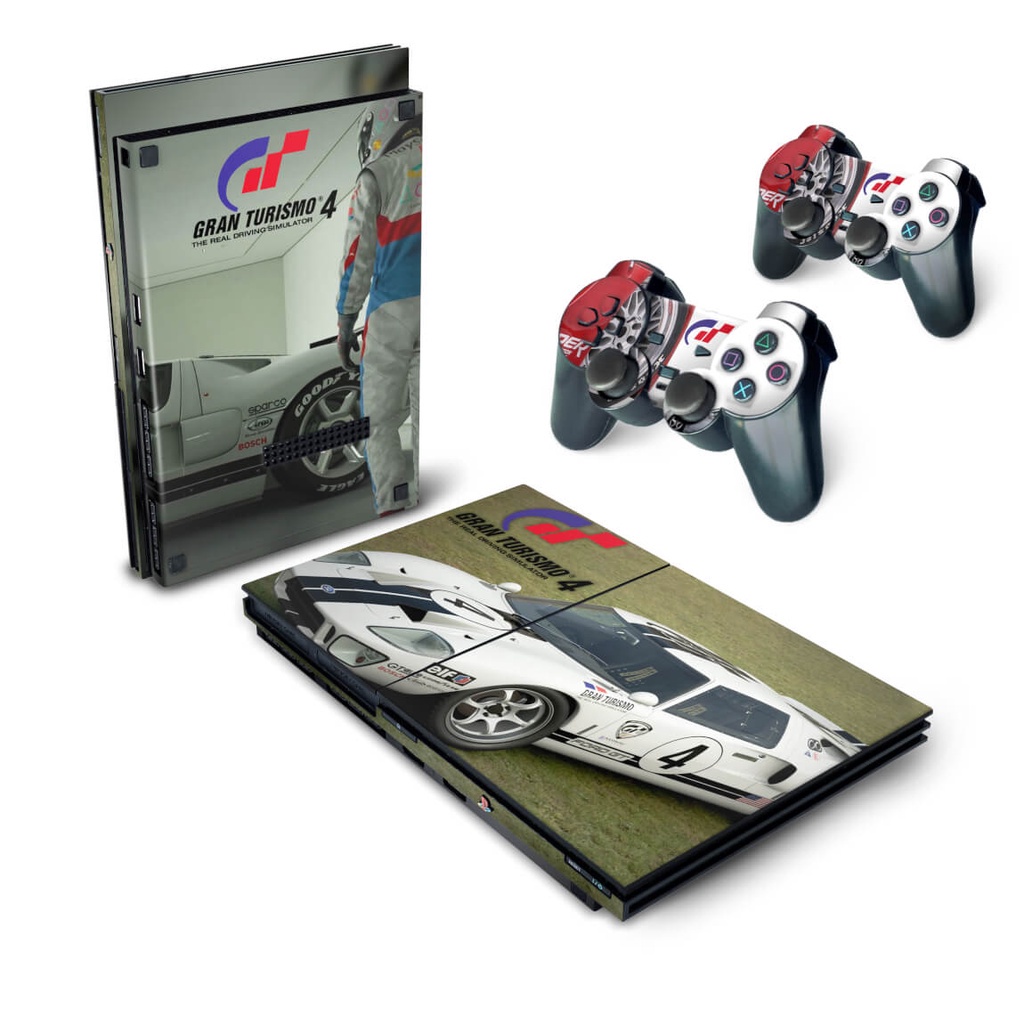 Skin PS2 Slim Adesivo - Gran Turismo 4 | Shopee Brasil