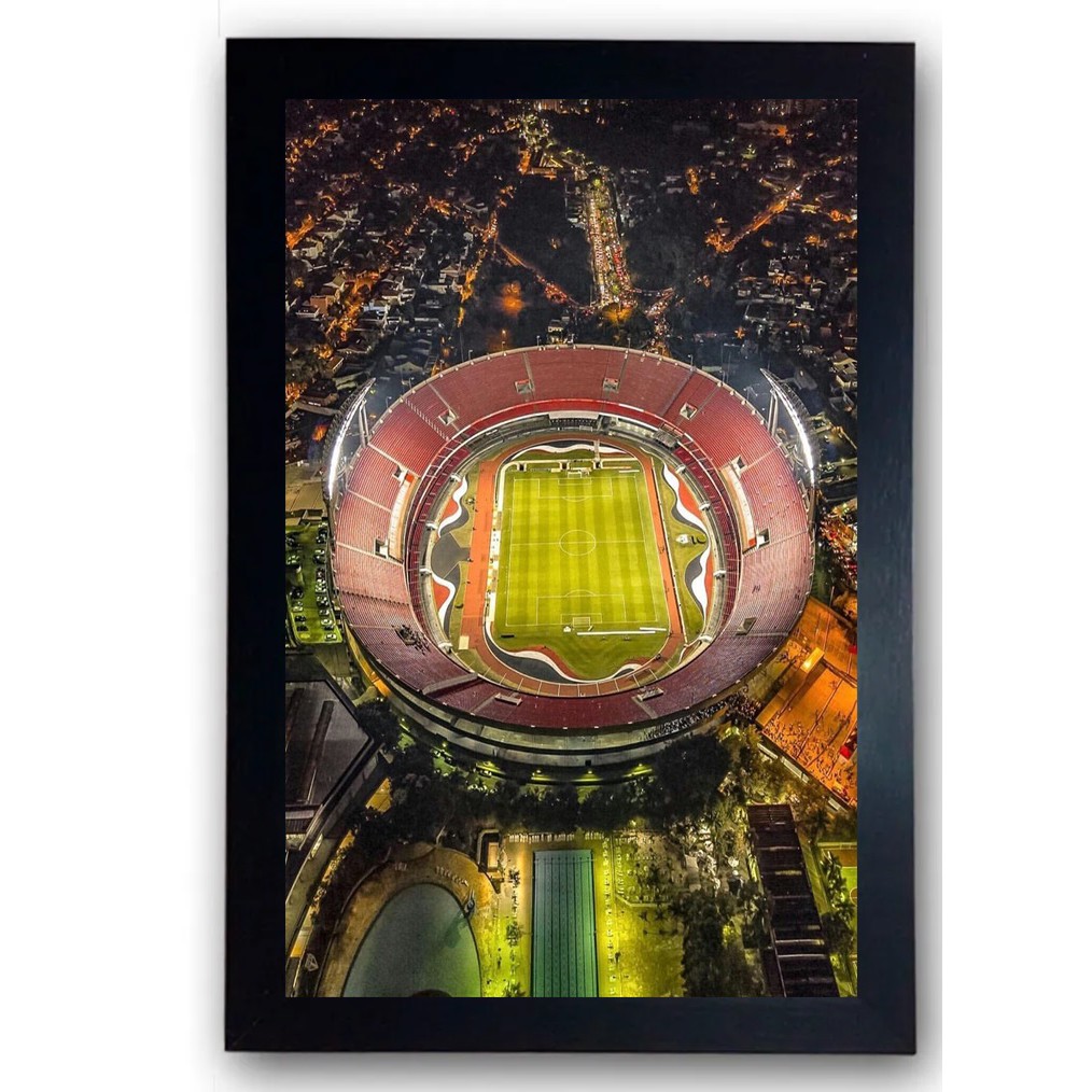 Quadro São Paulo Estádio Morumbi Moldurado | Shopee Brasil