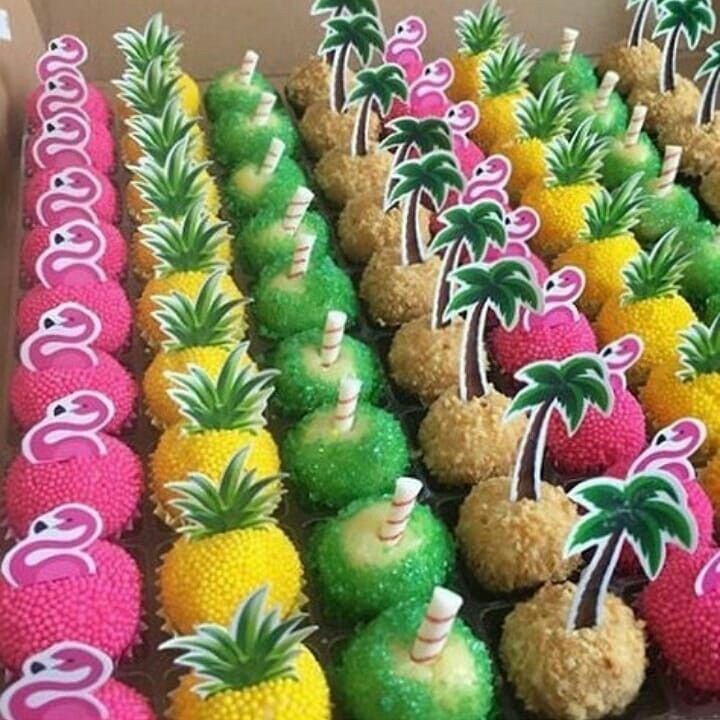 100 Topper-tags de doces Flamingo Tropical | Shopee Brasil