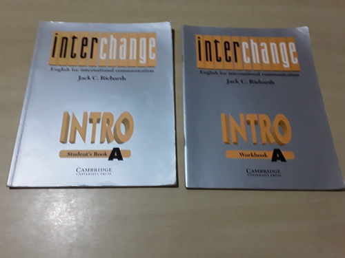 Interchange Intro Students Book A + Workbook A - Sem Cd | Shopee Brasil