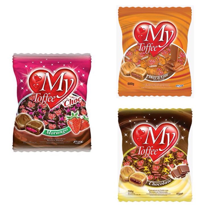 Bala Butter My Toffee 500g - Riclan | Shopee Brasil