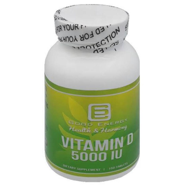 Vitamina D 5000 IU com 150 cápsulas Good Energy Health & Harmony | Shopee Brasil