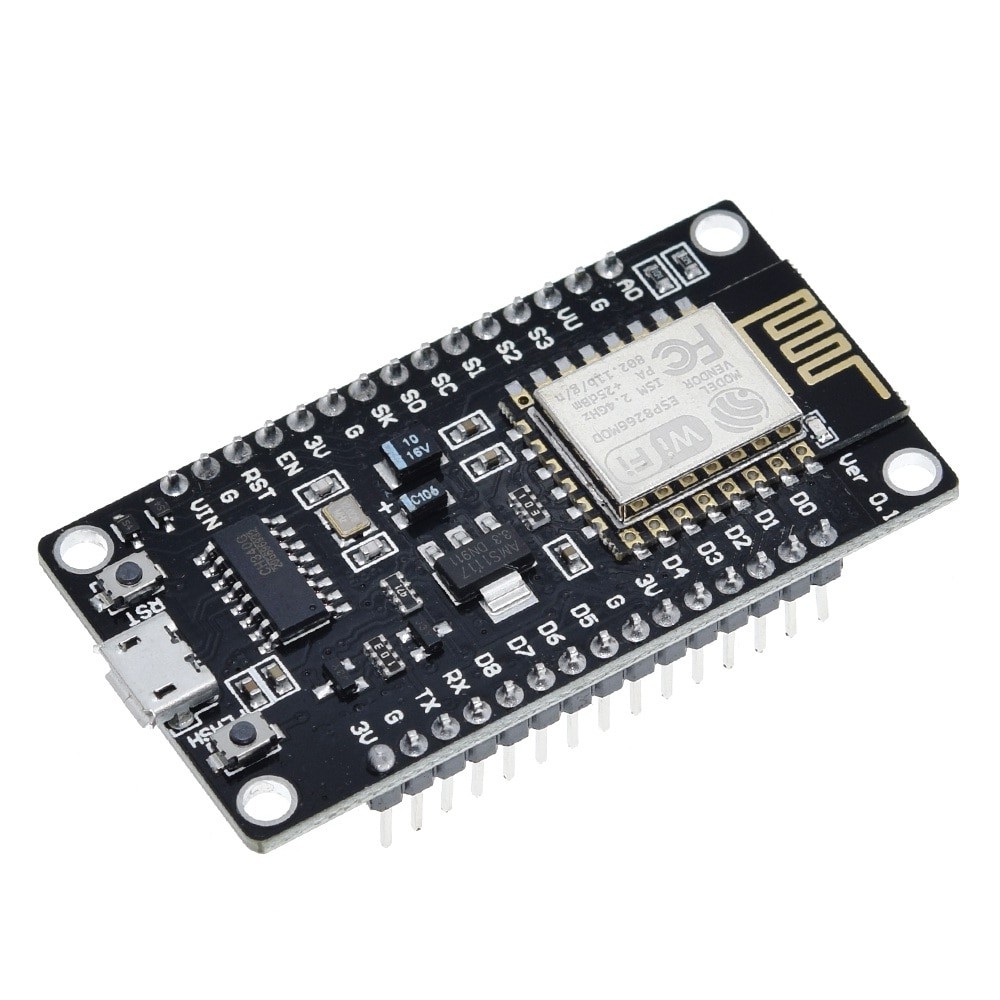 Placa ESP8266 Nodemcu v3 CH340 Lua Módulo Sem Fio Com Antena PCB e Porta USB Para Arduino ...