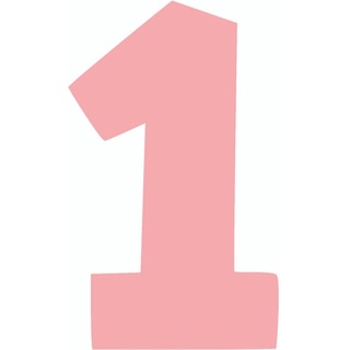 Display de Chão Festa Número 1 Rosa 60CM | Shopee Brasil