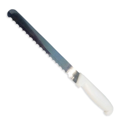 Faca de Cortar Pão Fio Ondulado Cozinha Profissional 25cm Inox Chef ...
