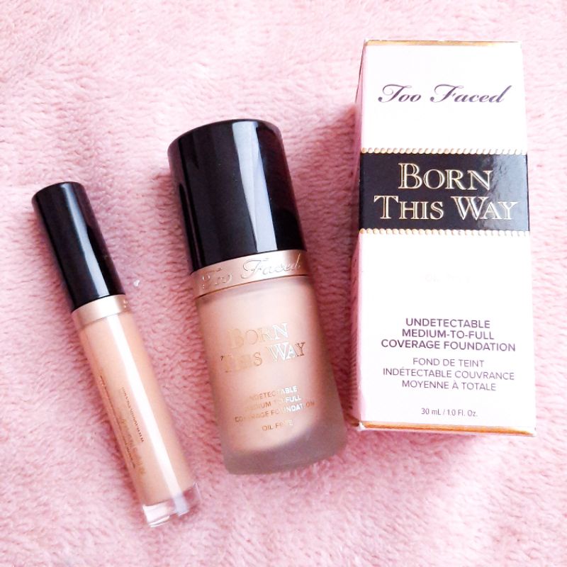 KIT - Too Faced Base e Corretivo Born This Way | Shopee Brasil